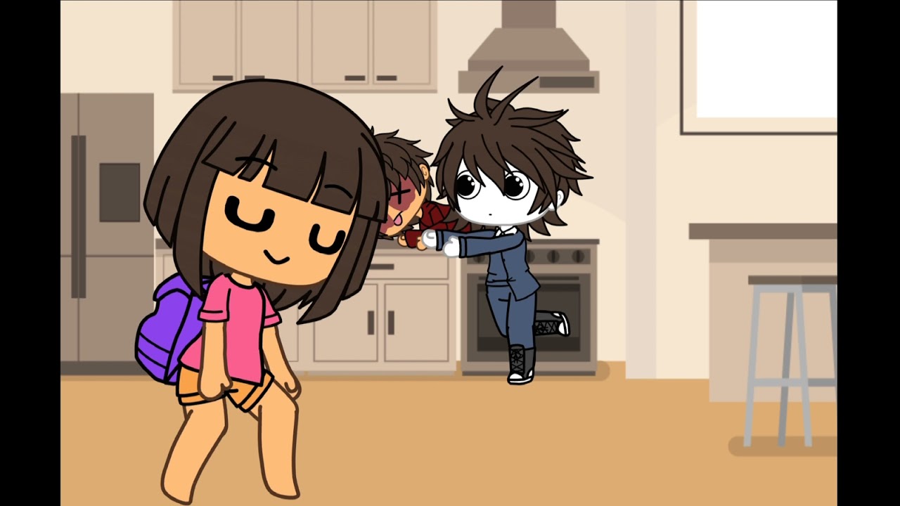 Dora VS micheal Myers (Gacha life) - YouTube