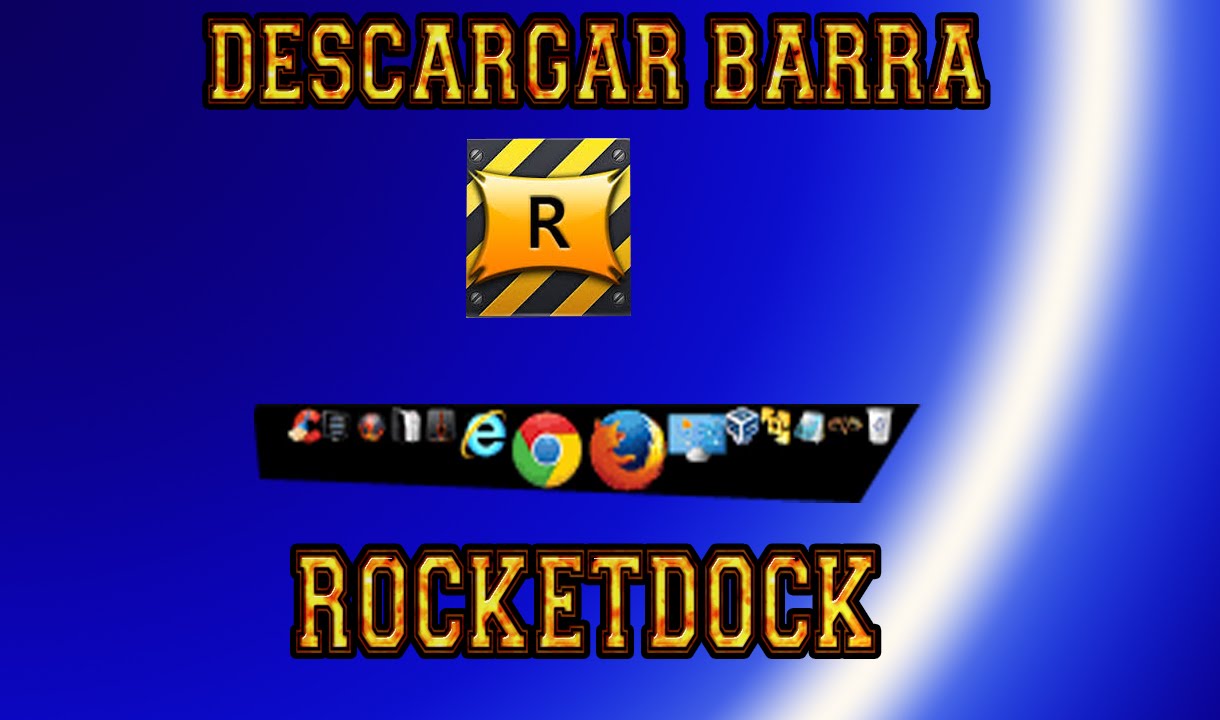 DESCARGAR BARRA ROCKETDOCK | GRATIS | ULTIMA VERCION | FULL - YouTube