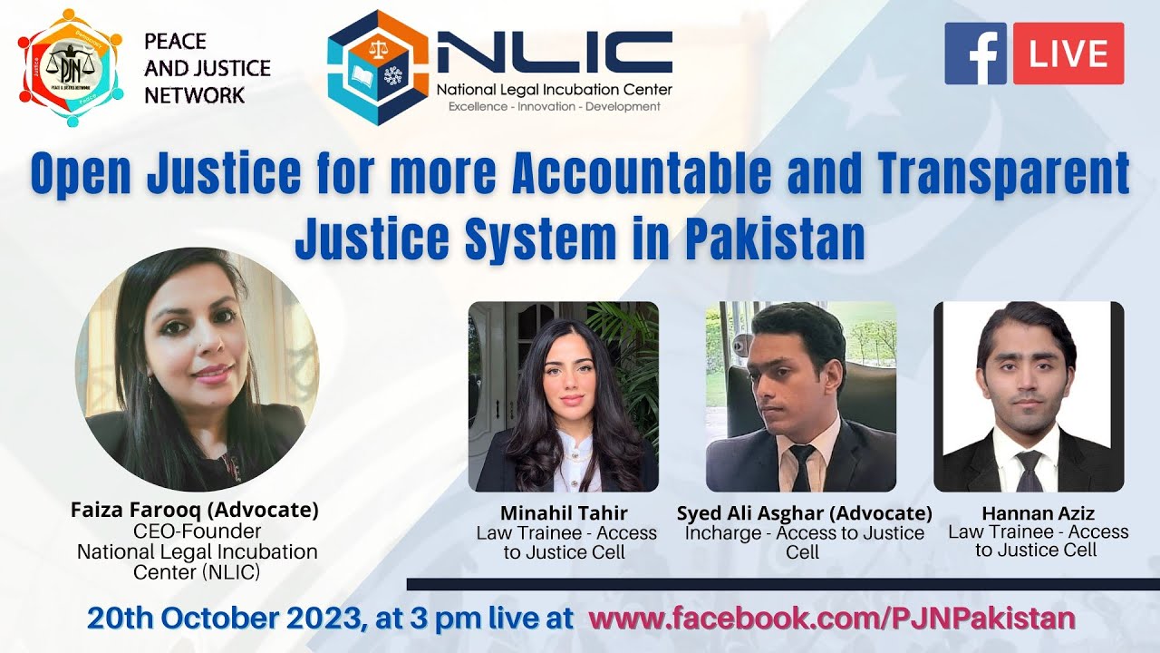 Open Justice | Accountable and Transparent Justice System in Pakistan ...