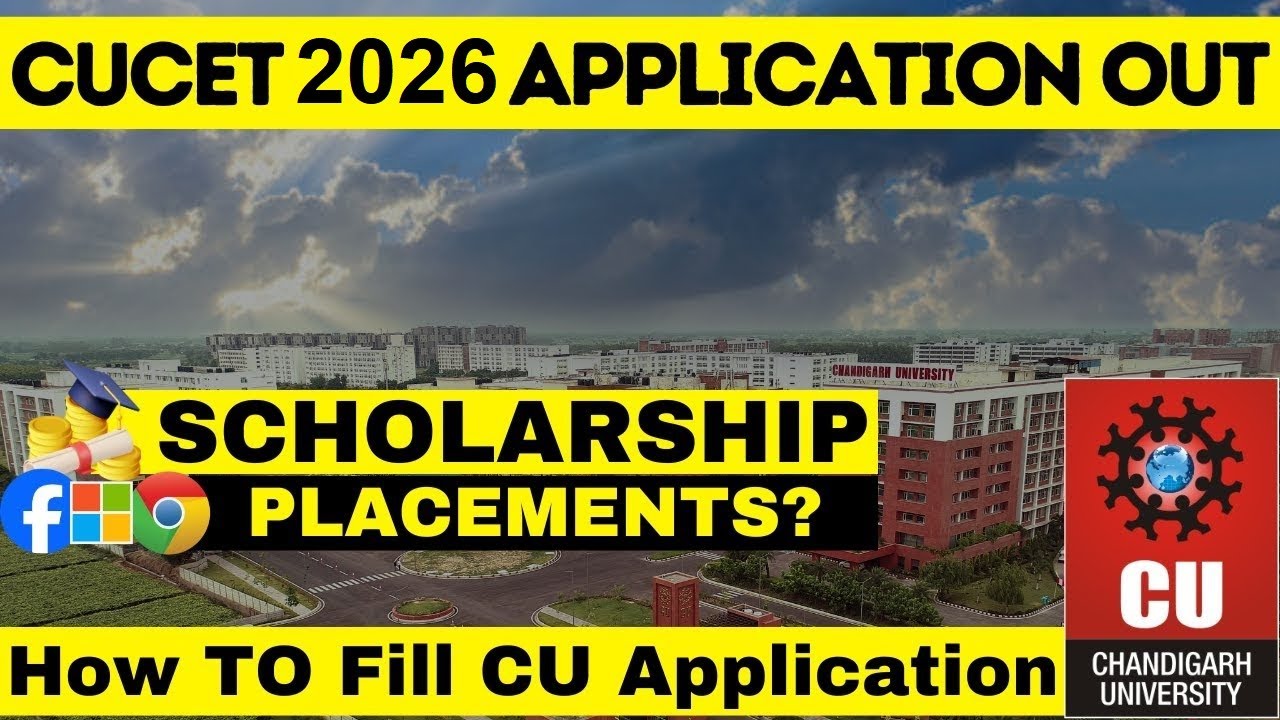 CUCET 2025 Application Form (Released) - Chandigarh University 2025 ...