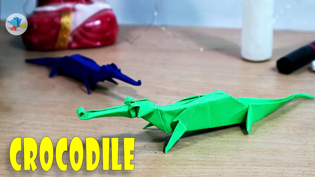 Detailed Origami Crocodile Tutorial – Perfect for Beginners! | origami ...