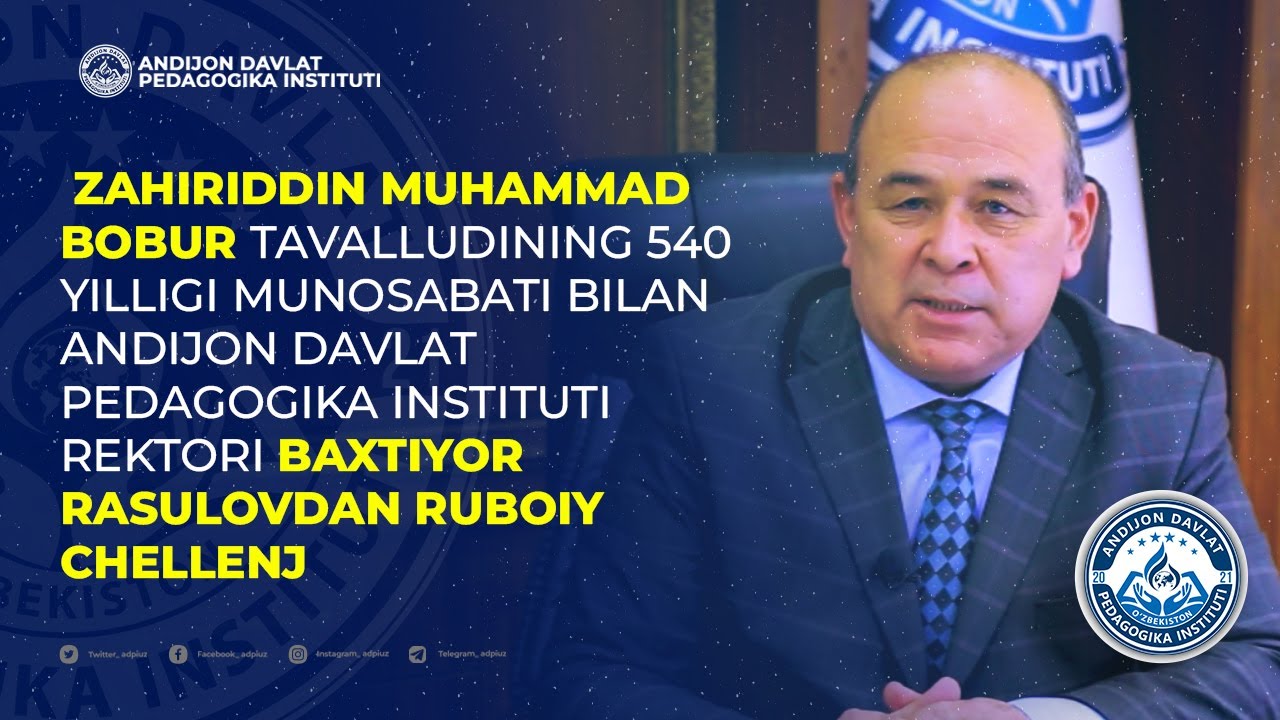 Ahbob, yig'ilmoqni farog'at tutungiz... ruboiy chellenj - YouTube