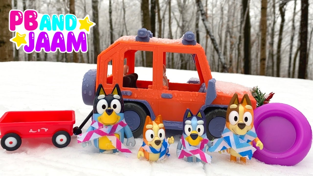 ️☃️ Bluey and Bingo play in the Snow | Winter Wonderland | PB & JAAM ...