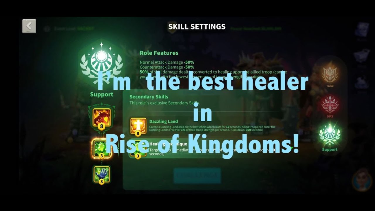 ROK - I'm the best healer in Rise of Kingdoms! Love the support role in ...