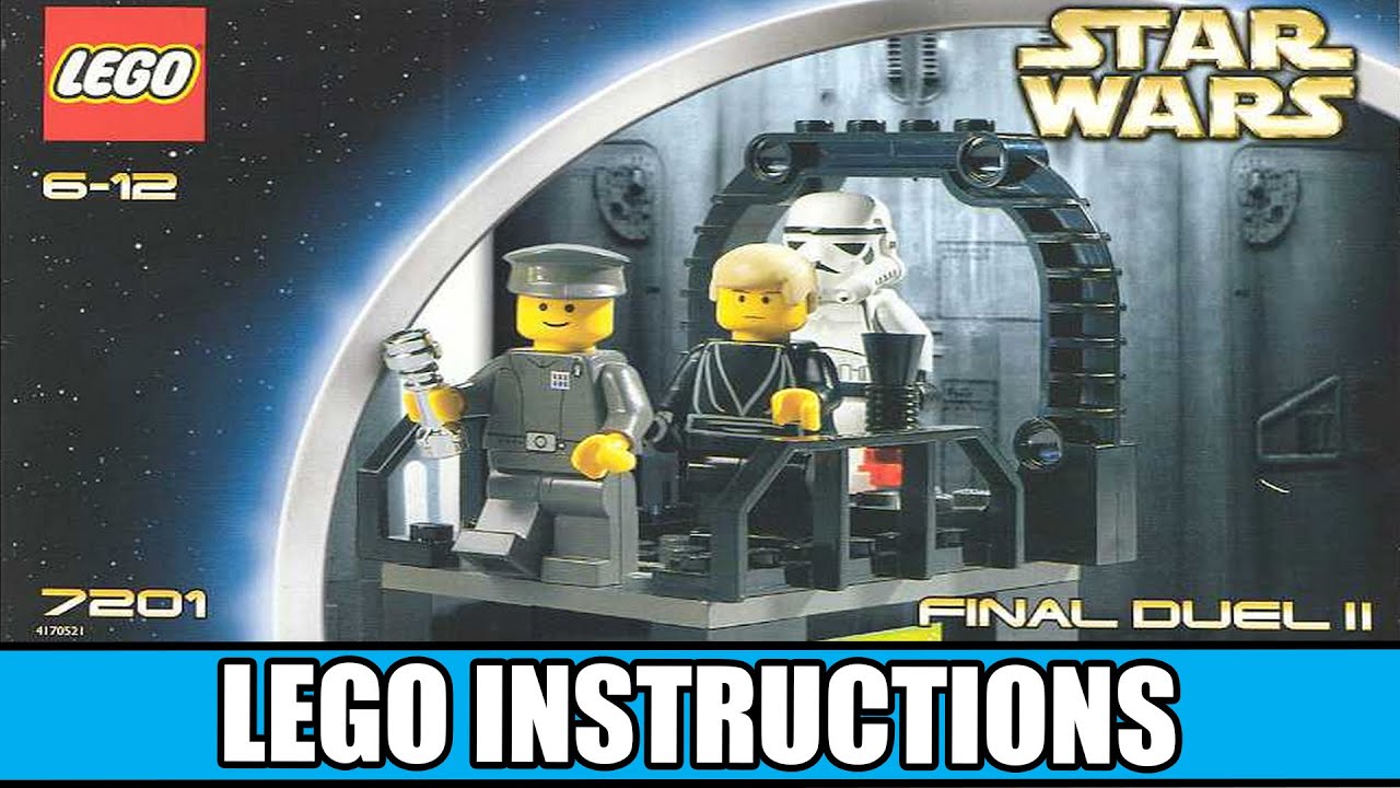 LEGO 7201 Instructions - Episode VI - Final Duel II - Star Wars - YouTube