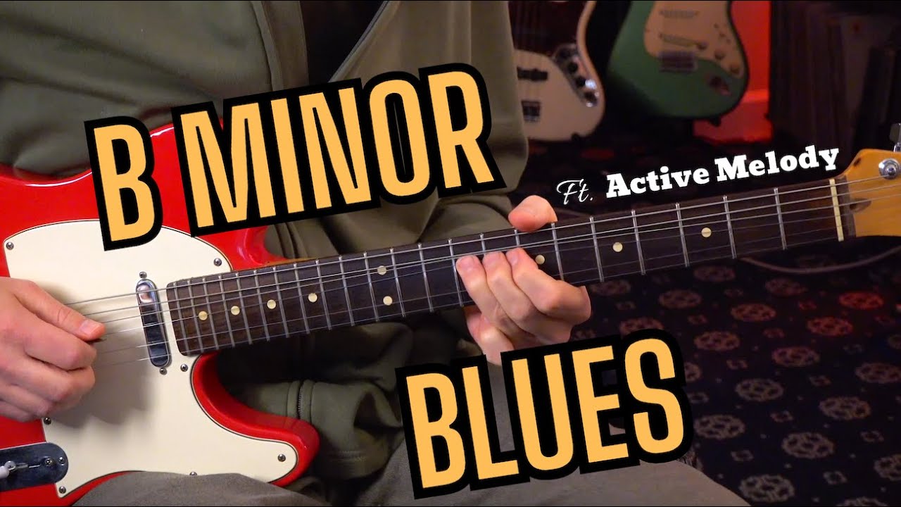 Soulful Vintage Blues Backing Track - B Minor | ft. Active Melody ...