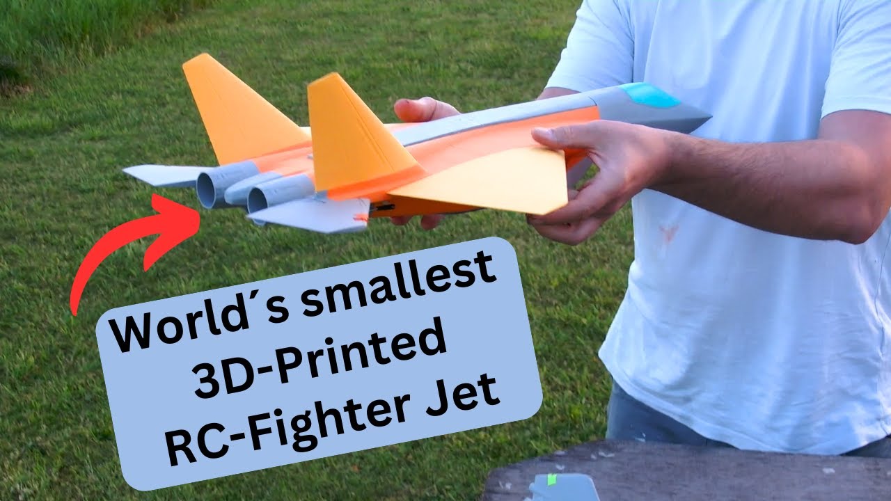 Printing and Flying the JRM-01 Junior Mini RC Fighter Jet - YouTube