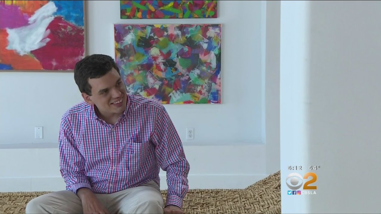 Artist With Autism Finds Life Is A Colorful Canvas - YouTube