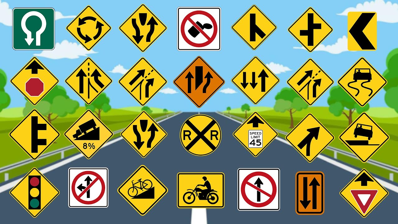 Roadway Signs And Meanings CROSSROAD ON PRIORITY ROAD SIGN (W102)