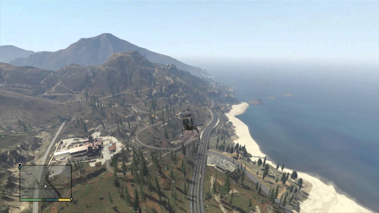 Grand Theft Auto V - An Aerial View of Los Santos - YouTube