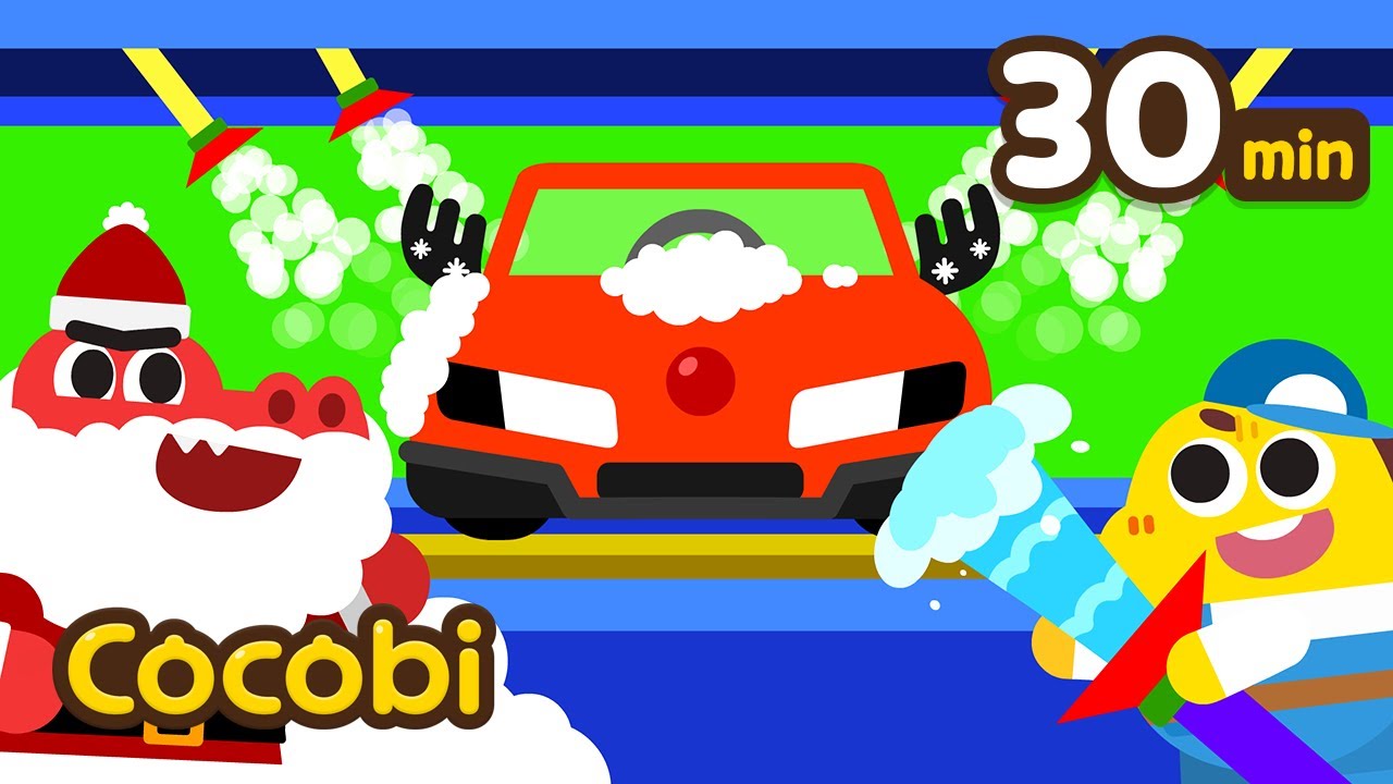 El coche de Santa se ensució😱🎅 | Canciones Infantiles | Kids Songs ...