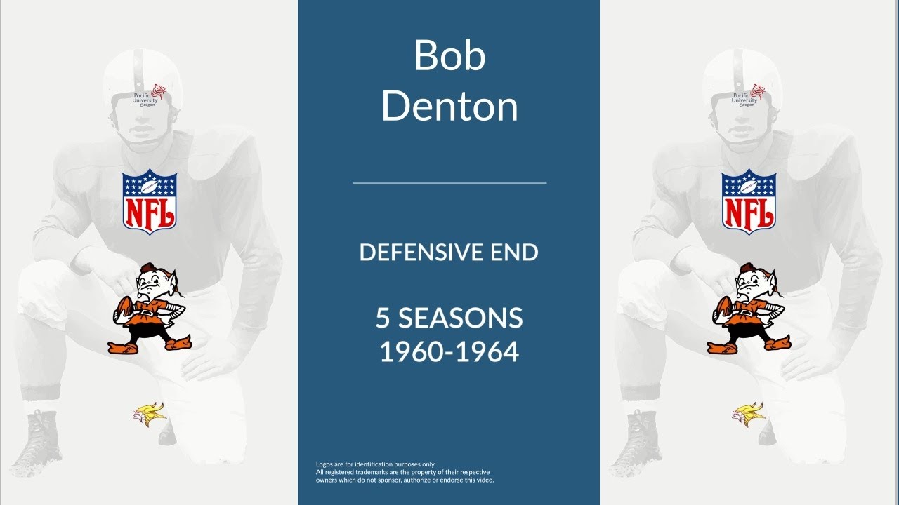 Bob Denton: Football Defensive End and Tackle - YouTube