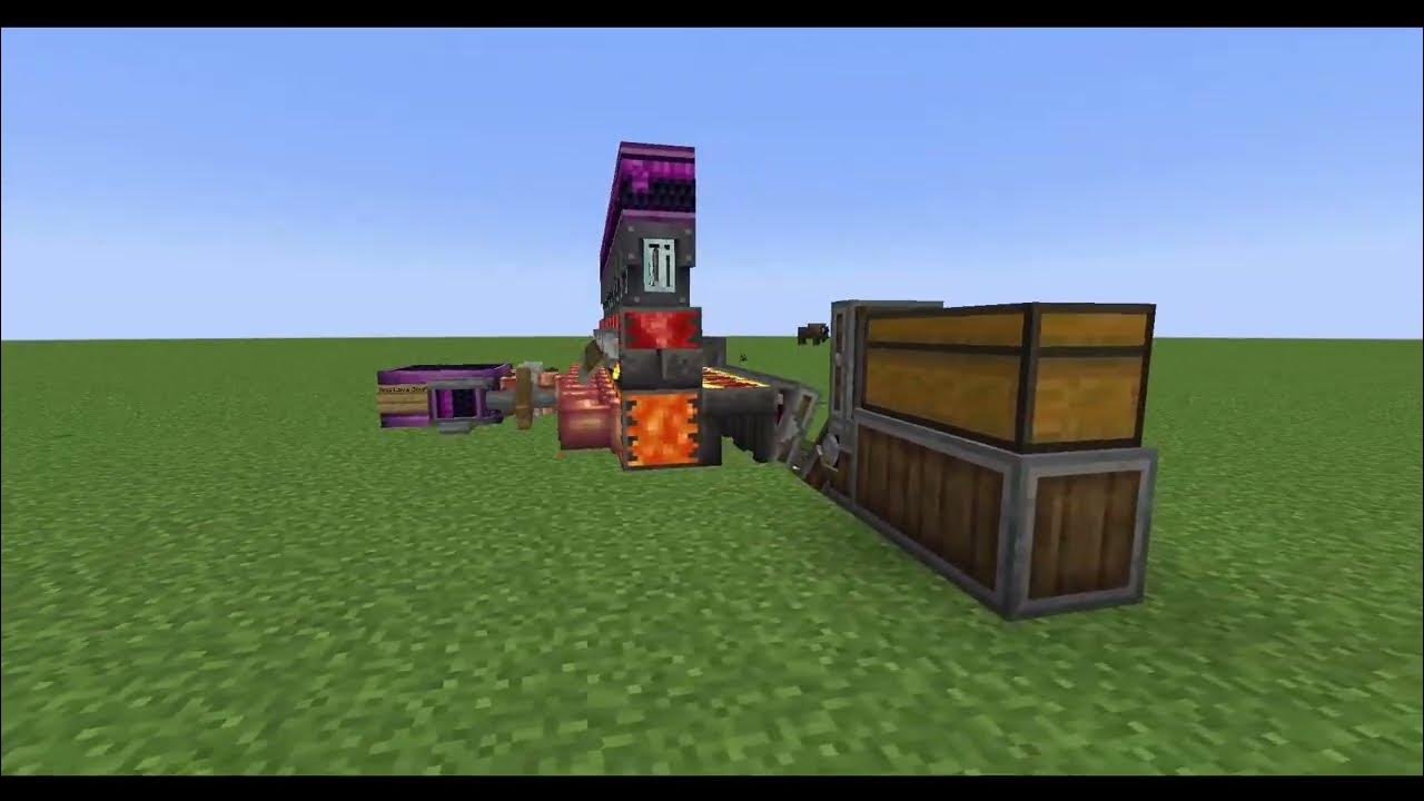 Minecraft Create Mod & Tinkers' Construct: Quick Auto Smelter - YouTube