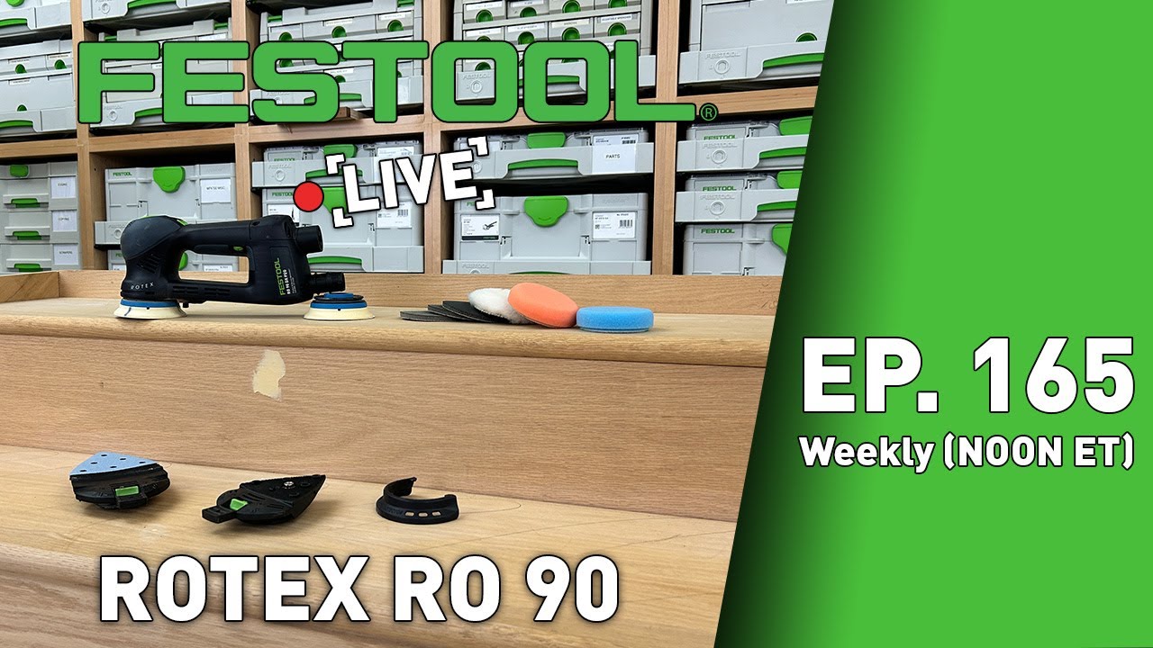 Festool Live Episode 165 - Rotex RO 90: Small But Mighty - YouTube