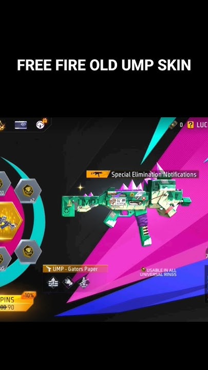 FREE FIRE OLD UMP SKIN RETURN🥺🥺🥶🥶#shorts #freefireshorts#freefire - YouTube