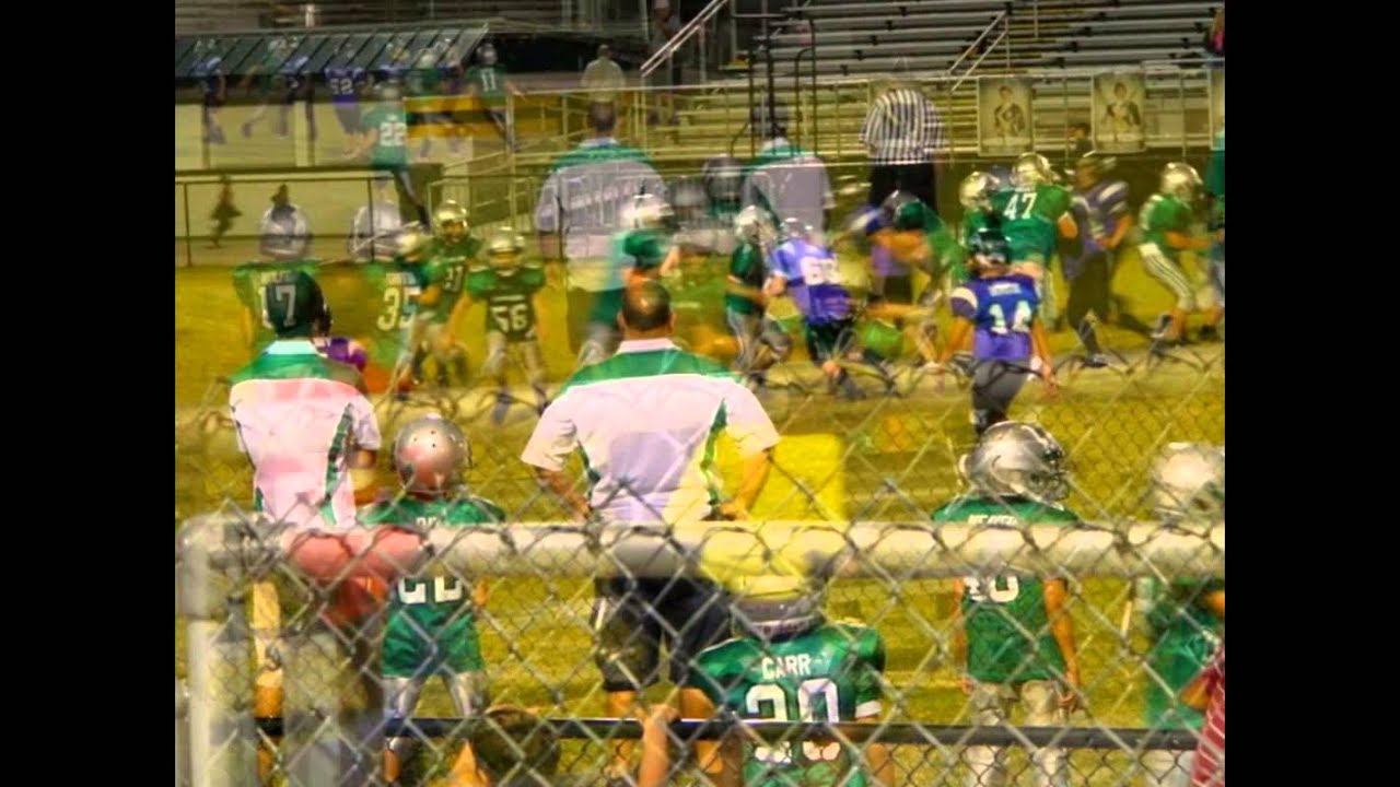 Hokes Bluff PeeWee Football 2013 - YouTube