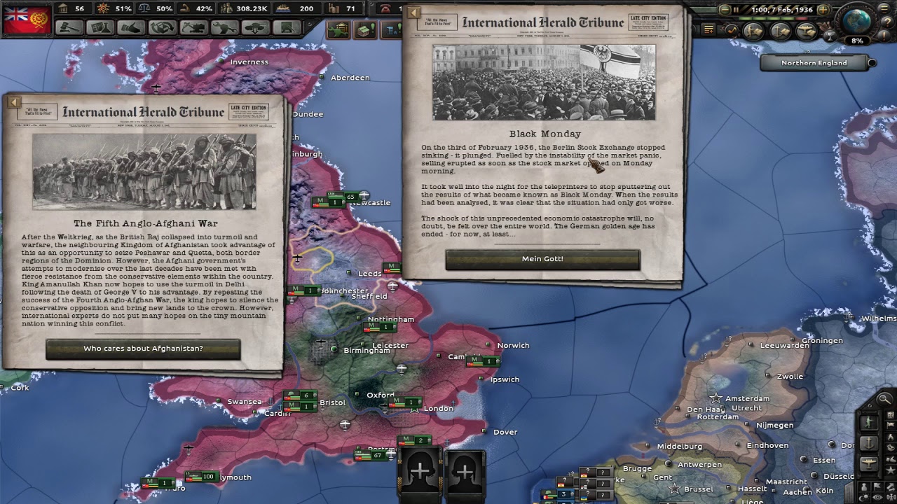 Hearts Of Iron 4 Kaiserreich Anime Mod - YouTube