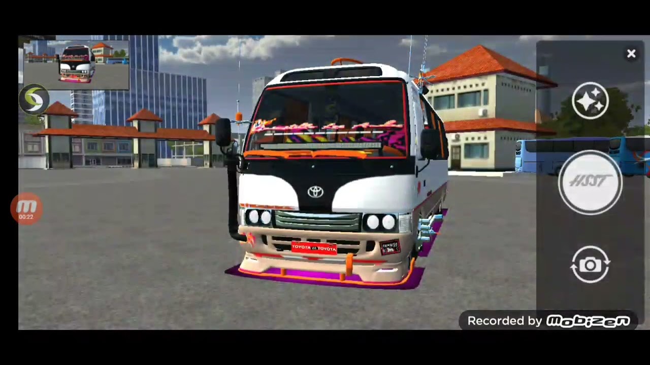 mod bussid coaster - YouTube