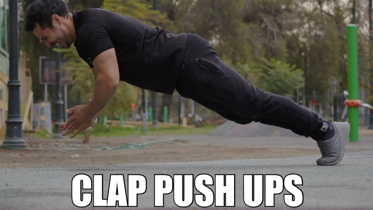 CLAP PUSH UPS - HAZLO DE ESTA MANERA! Calistenia | FLEXIONES CON ...