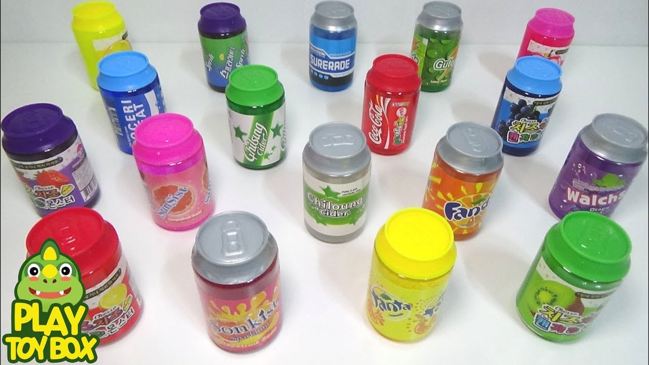 Combine All the Colors Slime Clay Learn Colors Slime Jelly Monster Toys ...