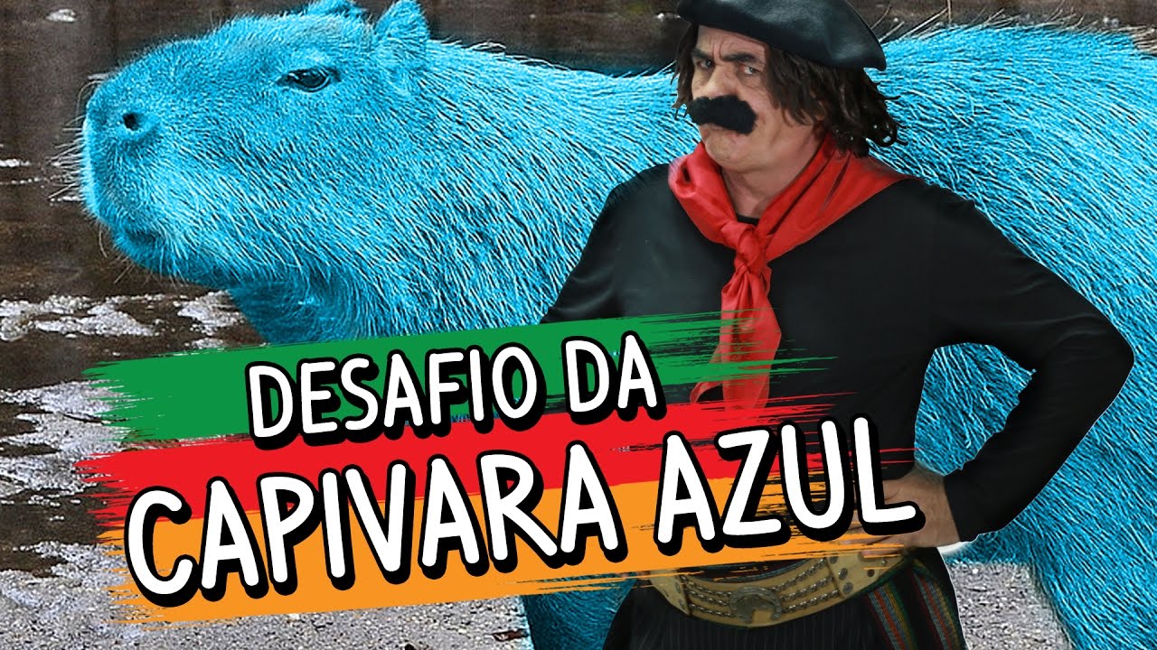 DESAFIO DA CAPIVARA AZUL - YouTube