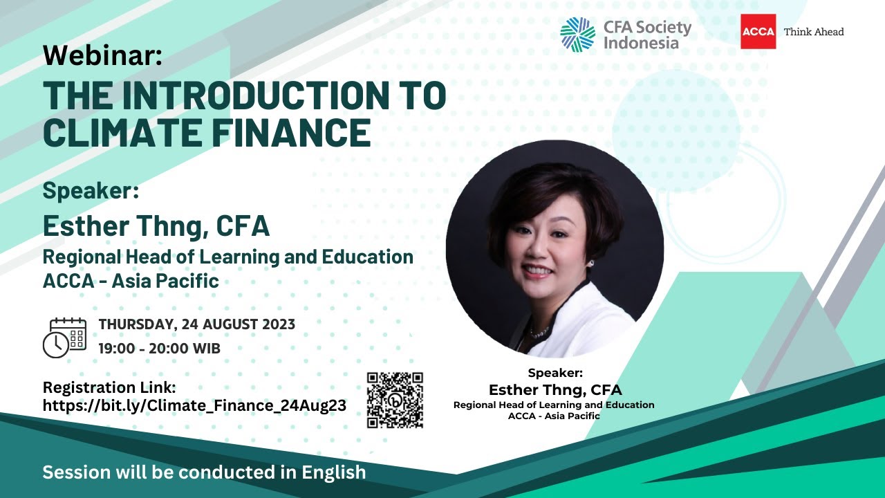 The Introduction to Climate Finance - YouTube