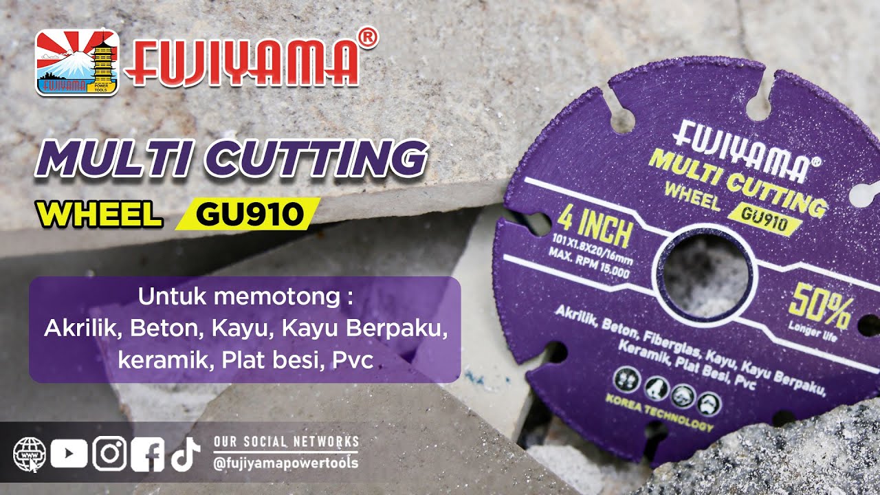 BARU FUJIYAMA MULTI CUTTING WHEEL GU910...🥳🎉 - YouTube