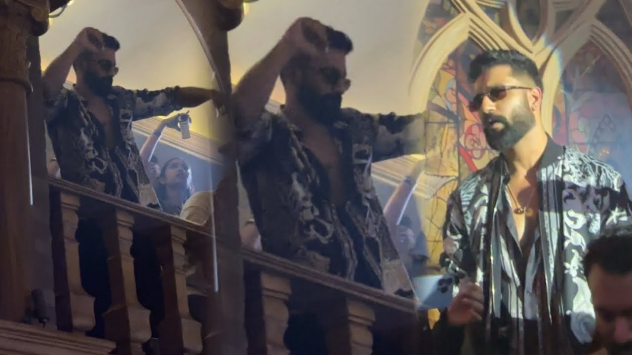 Vicky Kaushal Superb Dance Moves & Enjoying Musical Vibes at Tauba ...