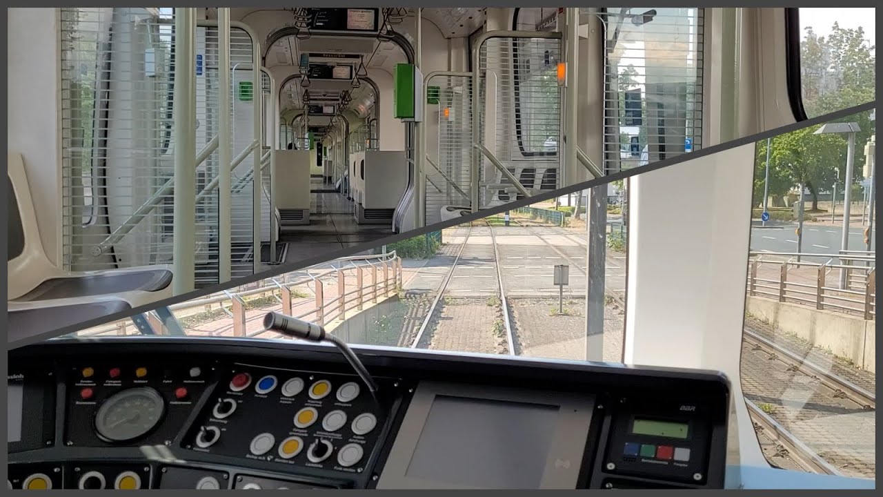 Alstom TW3000 (Cabview) & LHB TW2500 in Hannover - YouTube
