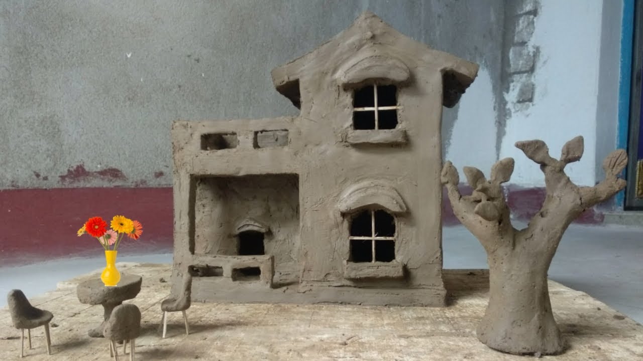 DIY How To Make Miniature Clay House Build Miniature Clay House At Home DIY How To Make Miniature Clay House Build Miniature Clay House At Home