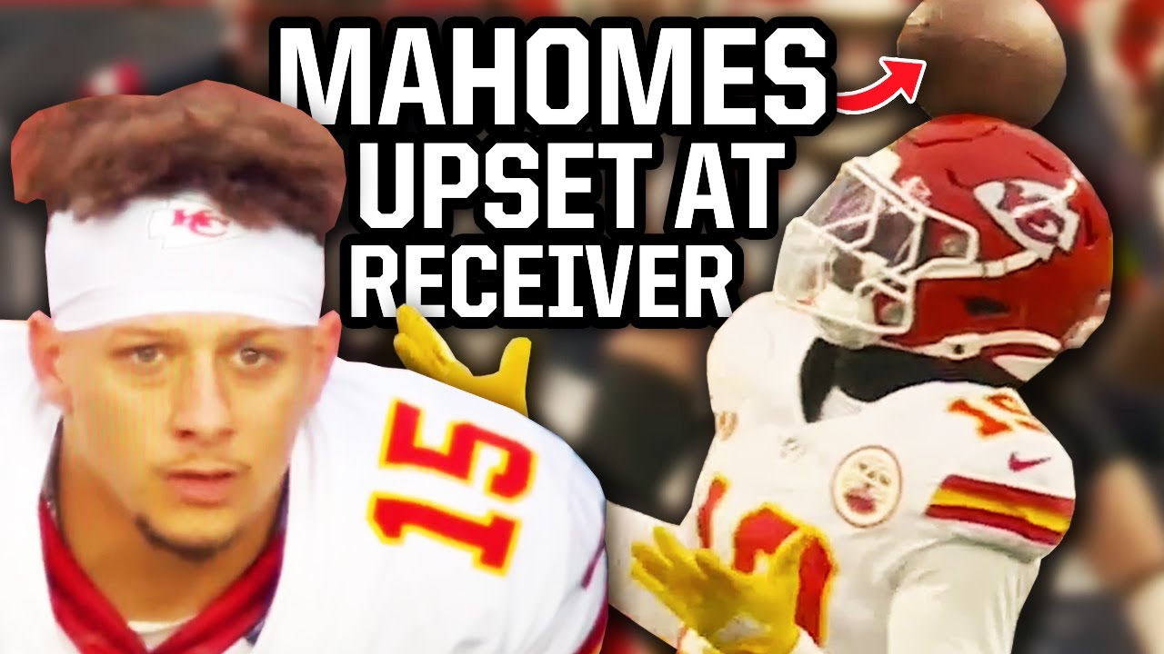 Patrick Mahomes gets mad after Kadarius Toney's drop leads to ...