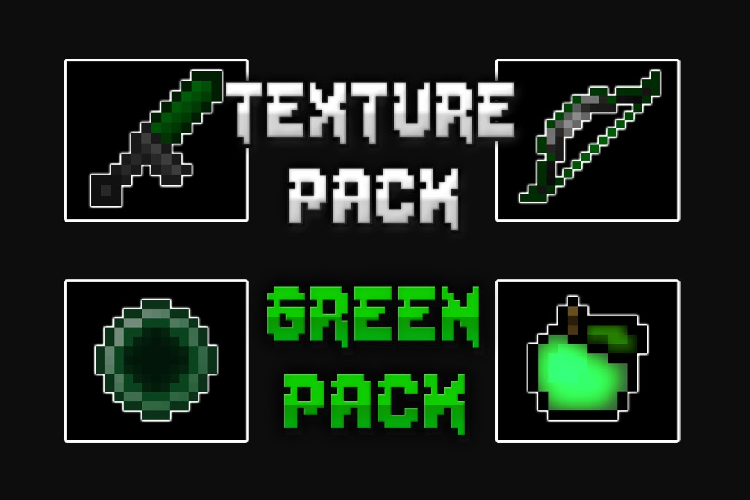 MINECRAFT PVP TEXTURE PACK | GREEN UHC PACK | FREE DOWNLOAD | FPS BOOST ...