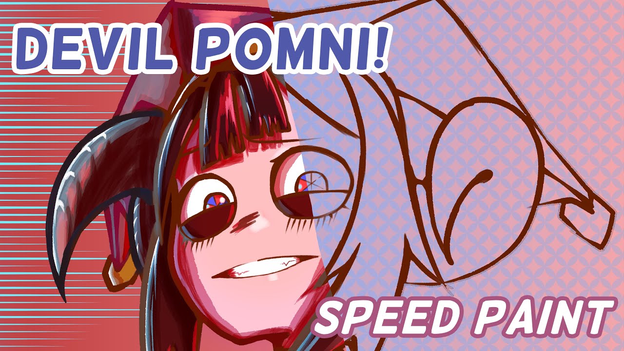 [Speedpaint] Devil Pomni - YouTube