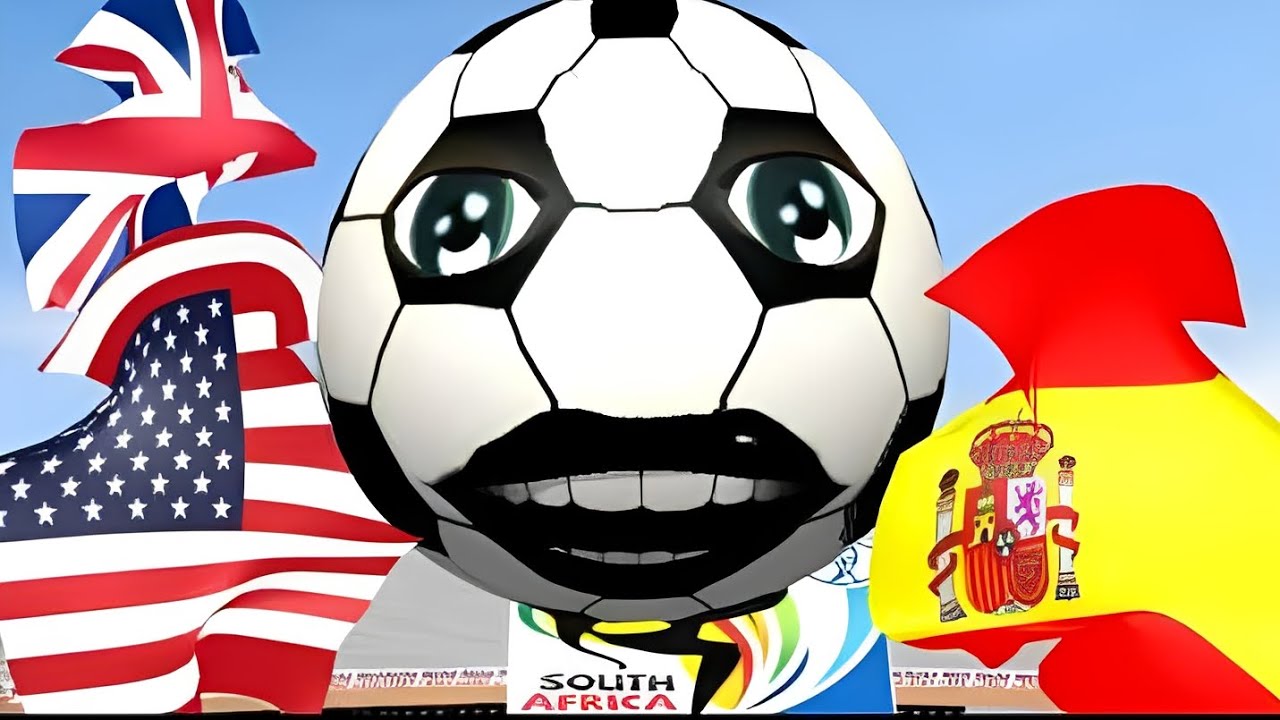 world cup 2010 - wavin' flags & singing soccer balls - animated clip ...