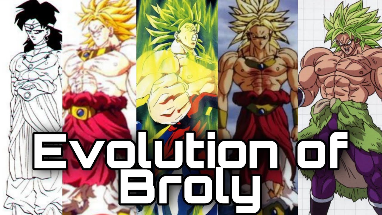 The EVOLUTION of BROLY from Dragonball - YouTube