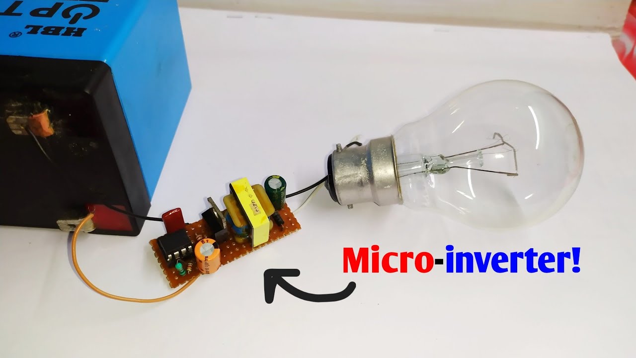 How to make Micro-Inverter circuit - YouTube