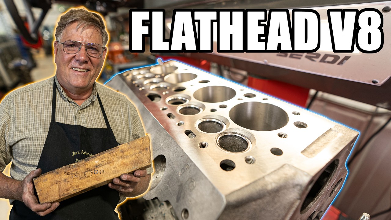Using A MODERN Machine To Cut A Flathead Ford V8 Valve Job! - YouTube