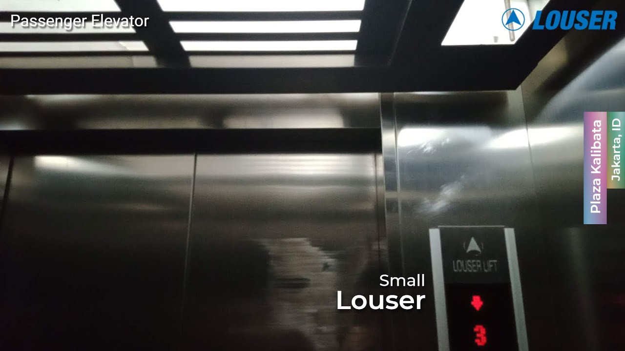 Small Louser (Mod) Traction Elevator - Plaza Kalibata, Jakarta, ID ...