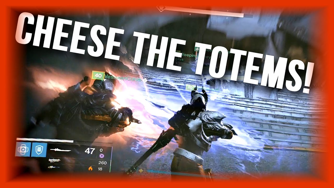 Destiny - How to Cheese the Totems (Kings Fall Raid, Hard Mode Strategy ...