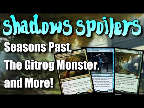 Shadows over innistrad Spoilers: Seasons Past, The Gitrog Monster, and ...