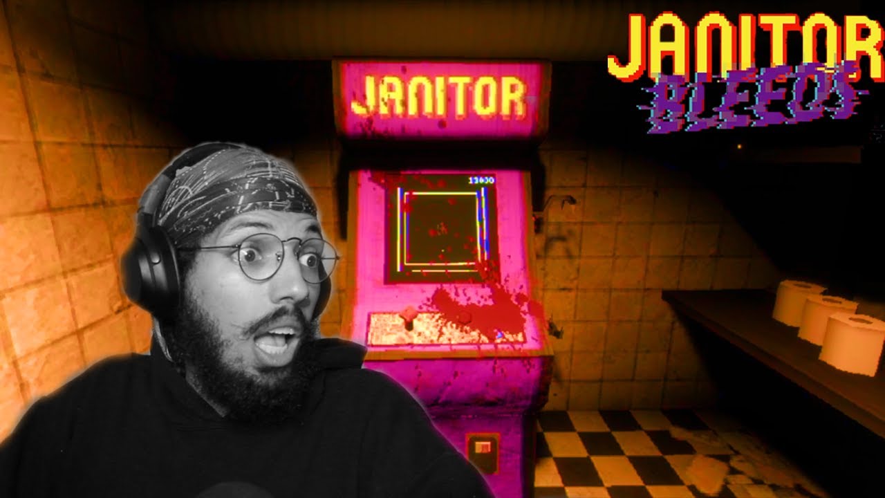 The most INTENSE horror game i have played - JANITOR BLEEDS - YouTube