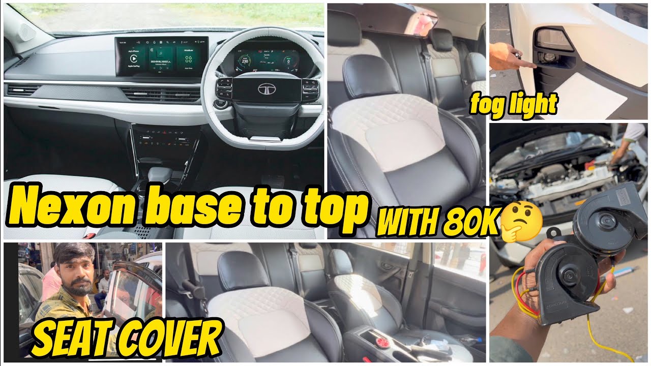 Tata nexon pure Base to top model modified 2024 Tata nexon facelift cng ...