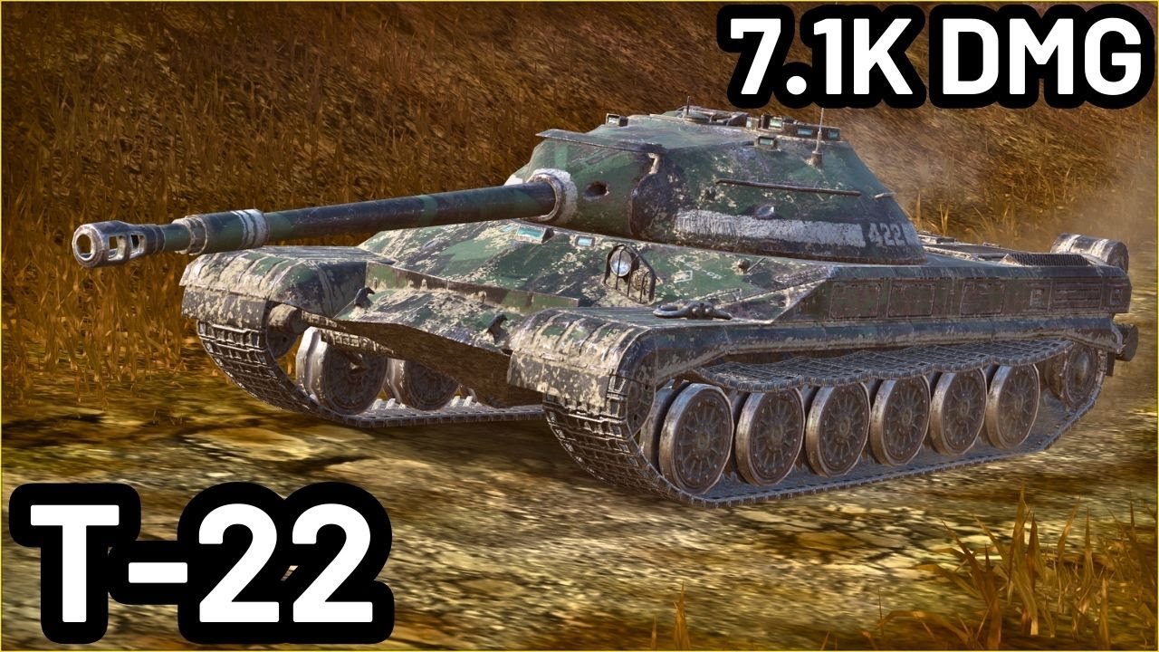 T-22 Uncatchable | 7.1K DAMAGE | 1 KILLS | WOT Blitz Pro Replays - YouTube
