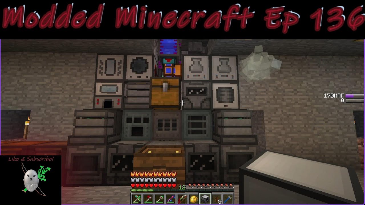 KC Slays! Modded Minecraft! Ep. 136 Awkward machine wall! - YouTube