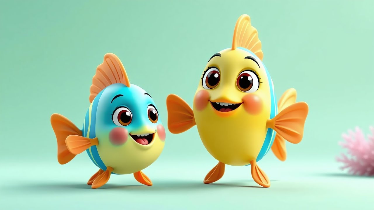 123 Counting song for kids - Fish numbers counting song - YouTube