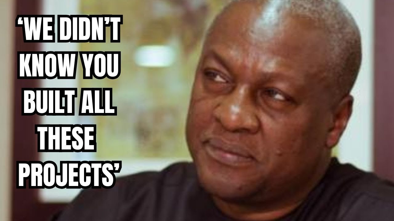 Eeei see how Ghanaians became amazed after realizing Mahama built all ...