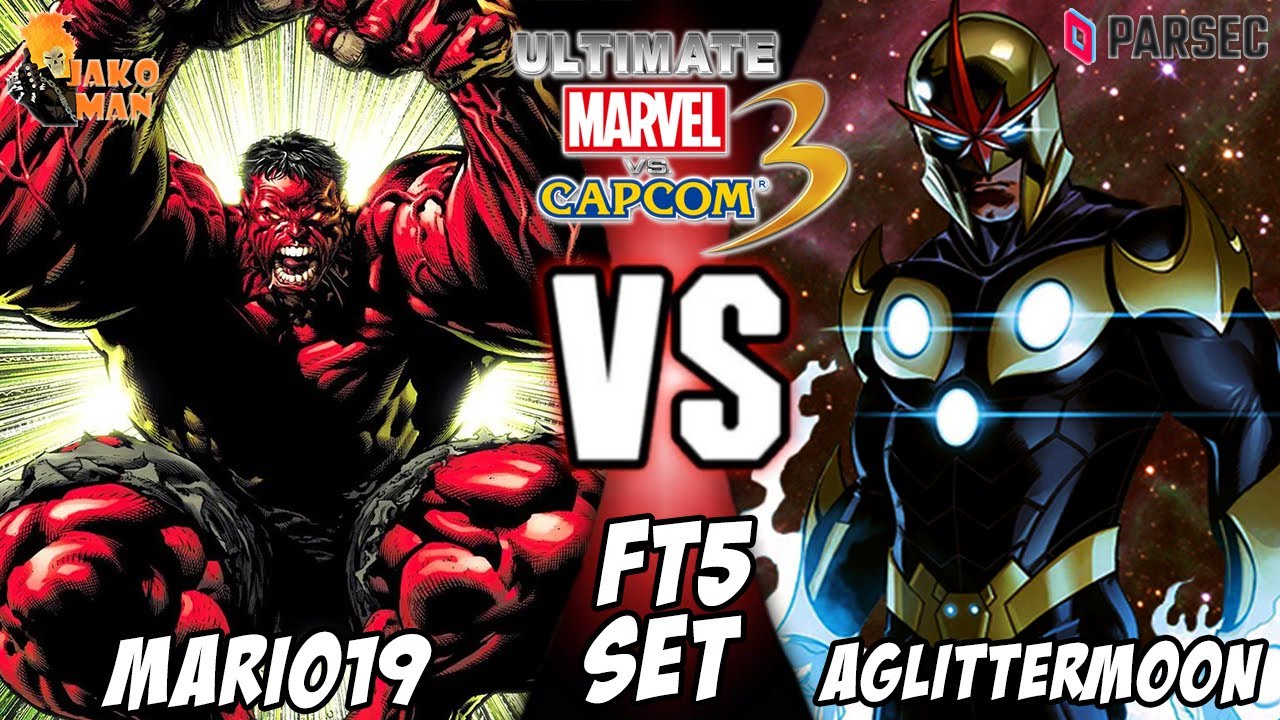 UMVC3 Parsec FT5 Set - Mario19 (Hulk/Captain America/TaskMaster) VS ...