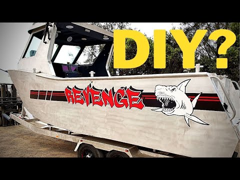 How to build a plate boat - 7.8m CNC Kit Boat - YouTube