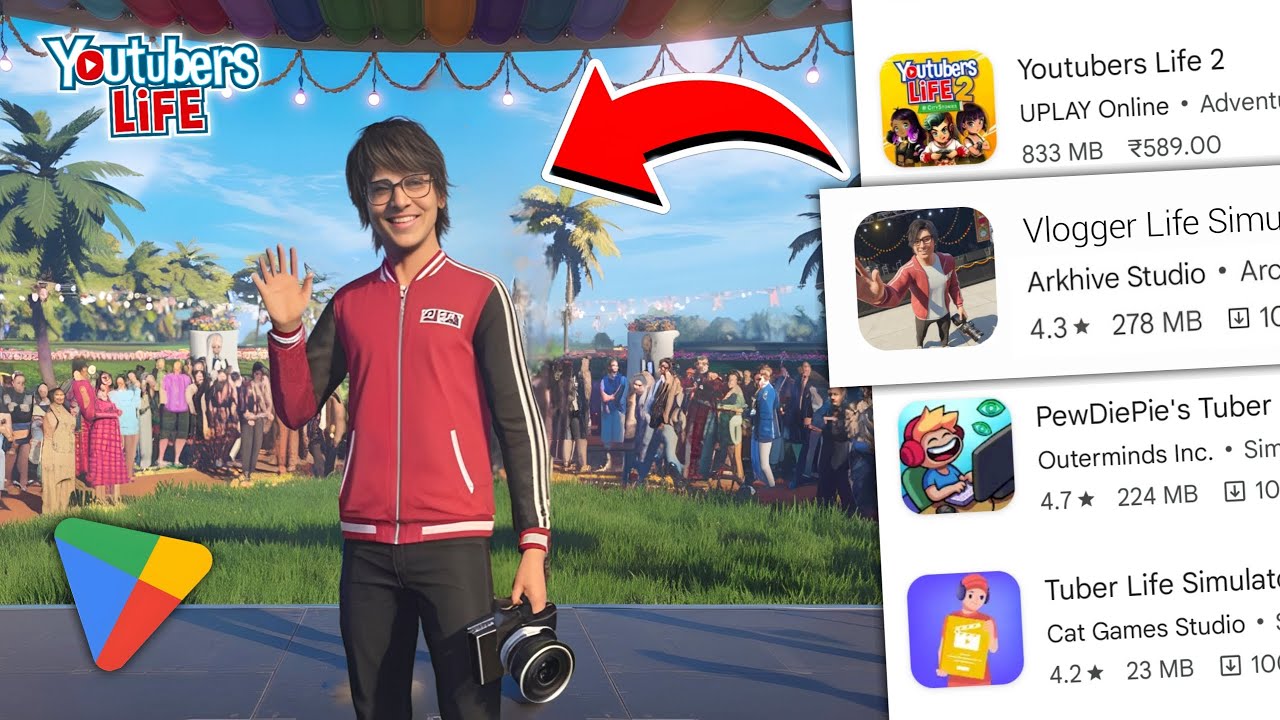 I Found "BEST" Youtuber Life Simulator Games On Mobile !! - YouTube