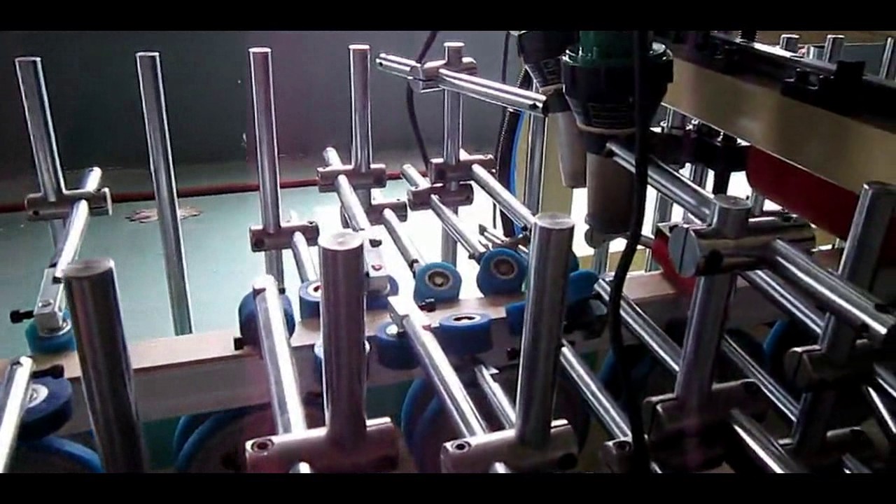 Plastic window profile wrapping PVC film - YouTube